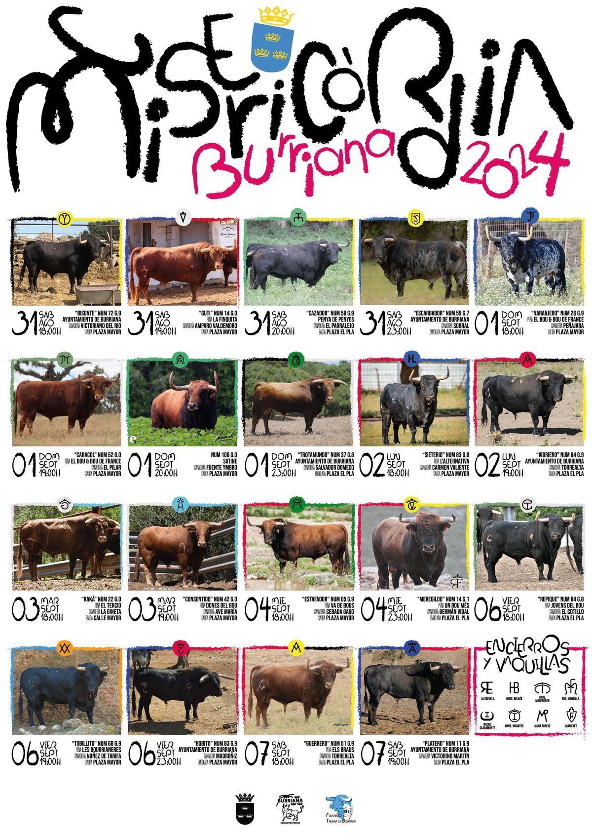 TOROS BURRIANA | Burriana exhibirá 19 toros en las fiestas de la ...