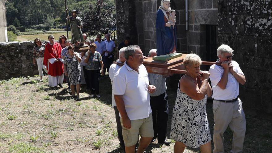 La aldea de Ermelo celebra la Romería de Santiago Apóstol
