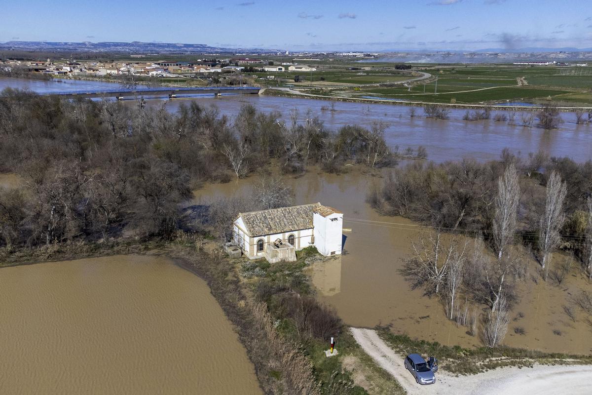 Crecida del rio Ebro