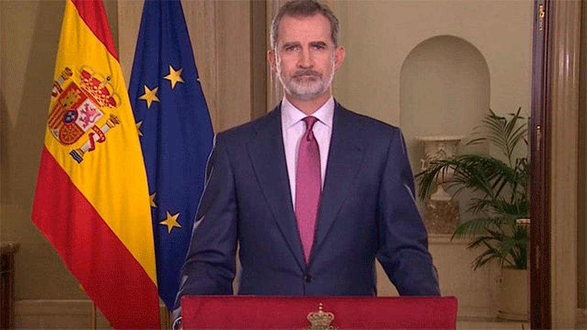 El rey pide unidad ante el COVID-19