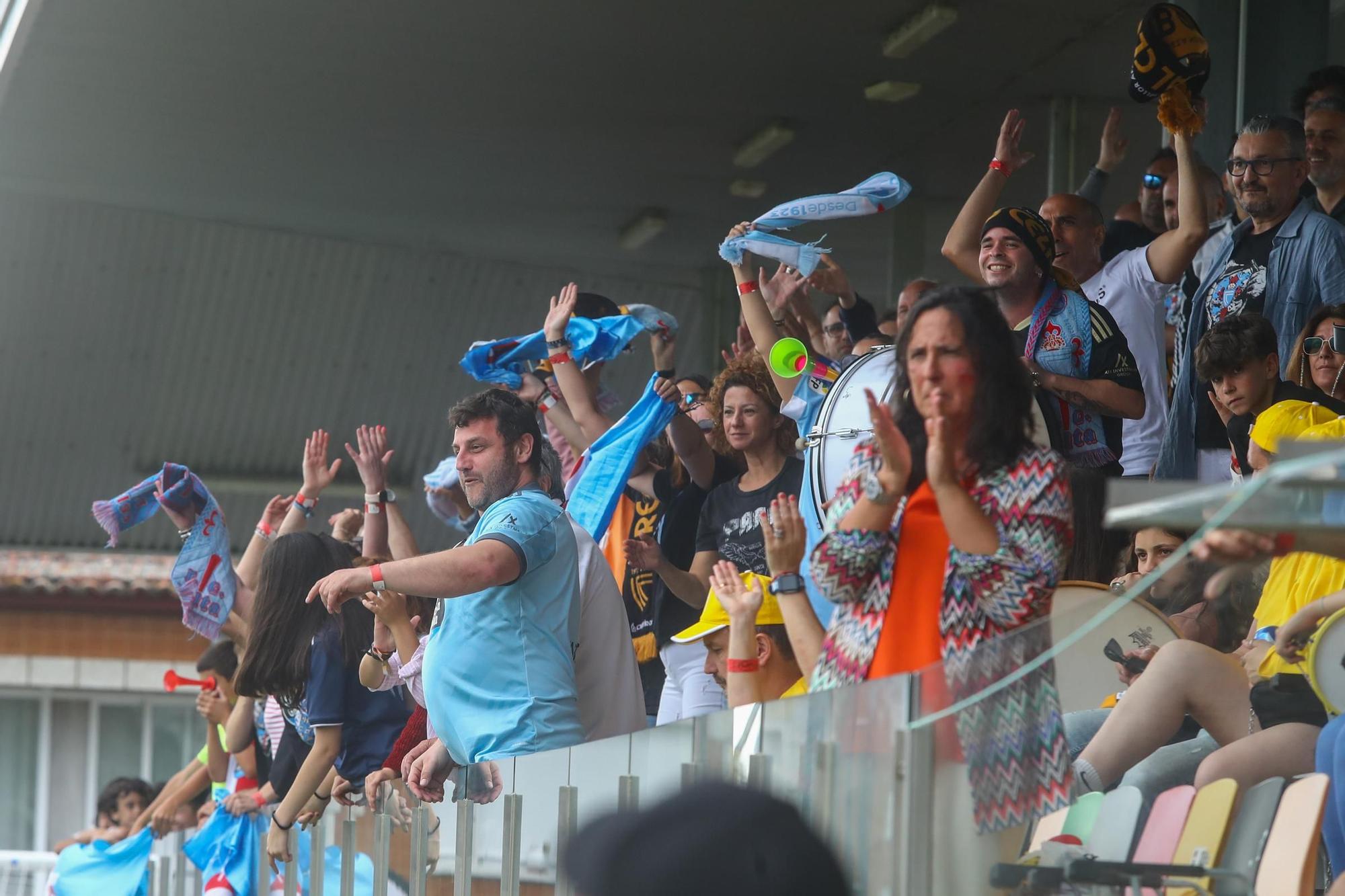 Las mejores imágenes de la final de la Copa Ribadumia entre el Celta y ...
