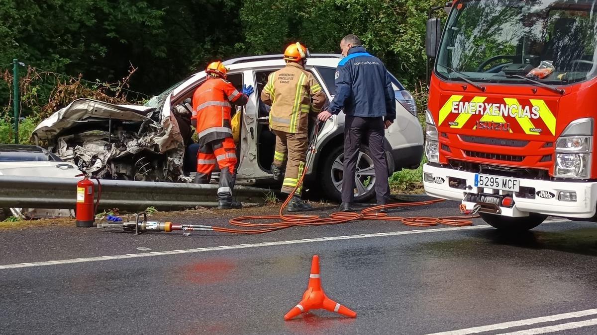 Un choque frontal en el Corredor se salda con dos conductores heridos ...