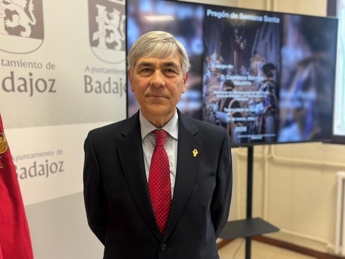 PREGÓN SEMANA SANTA BADAJOZ 2026 CAYETANO BARRIGA | El pregón de la ...