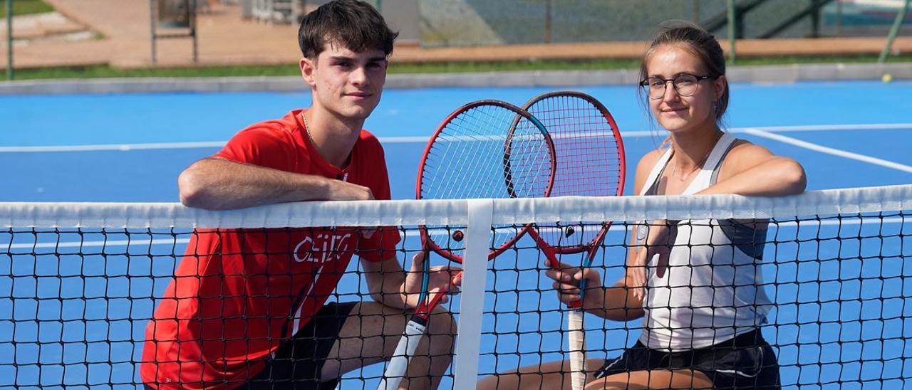 Dos tennistes del GEiEG viuran el somni americà