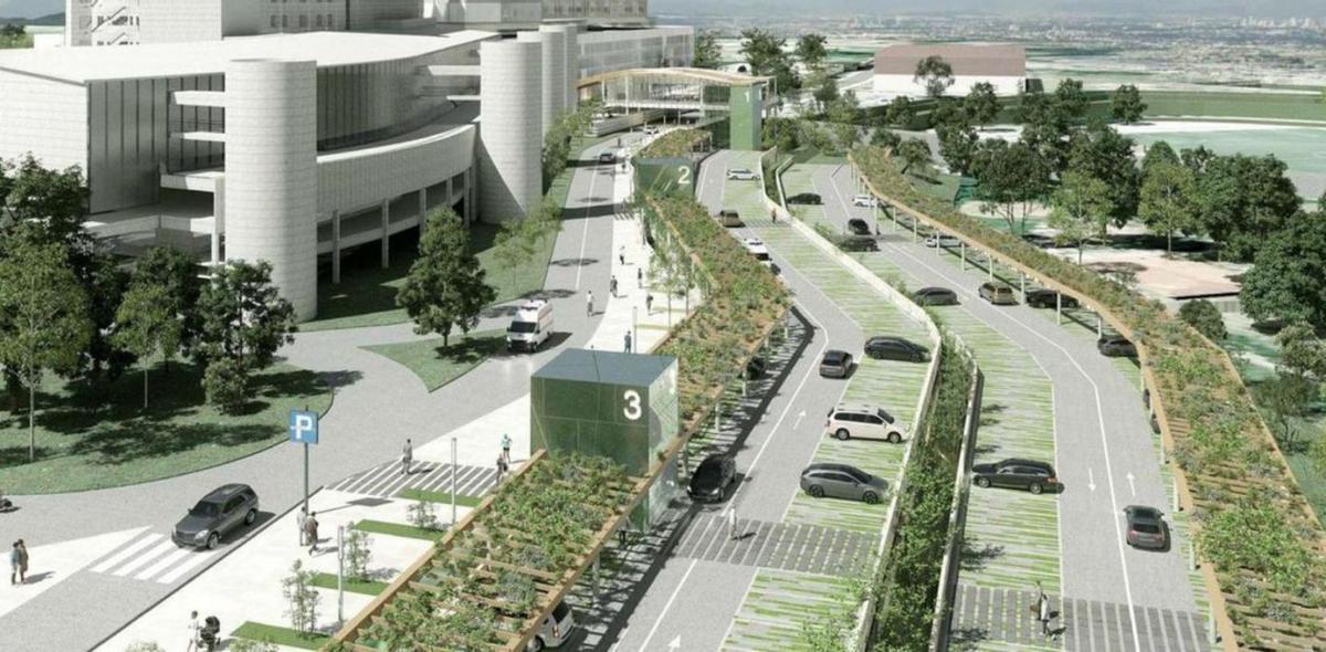 El Sergas expropiará en Montecelo uno de sus seis “leiraparking” para las 892 plazas de pago