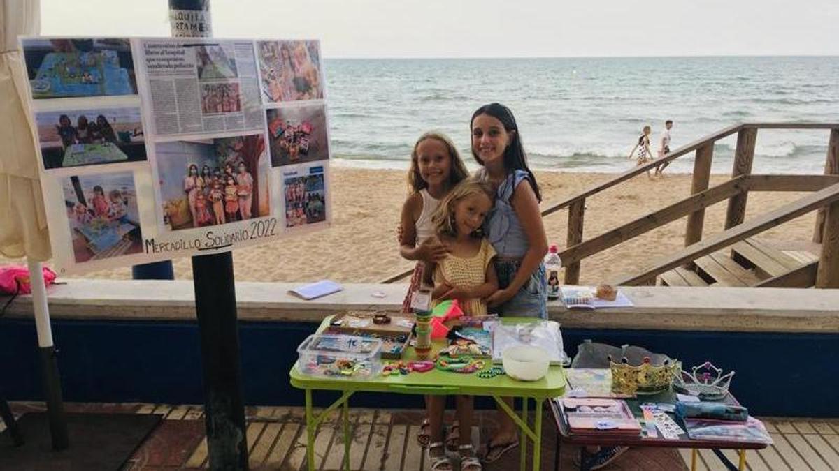 La solidaridad infantil veranea en el Perelló
