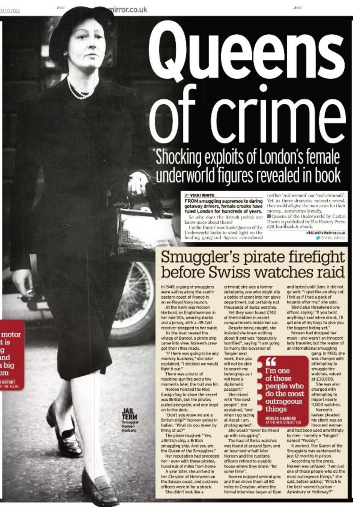 Noreen Harbord, la reina del crimen inglesa que dirigió un hotel en ...