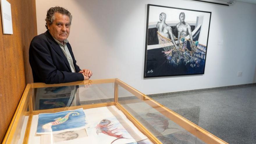 Enrique Navarro reivindica el Mar Menor con su pintura