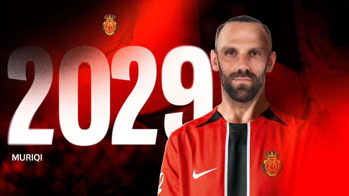 MALLORCA | Vedat Muriqi renueva con el Mallorca hasta 2029