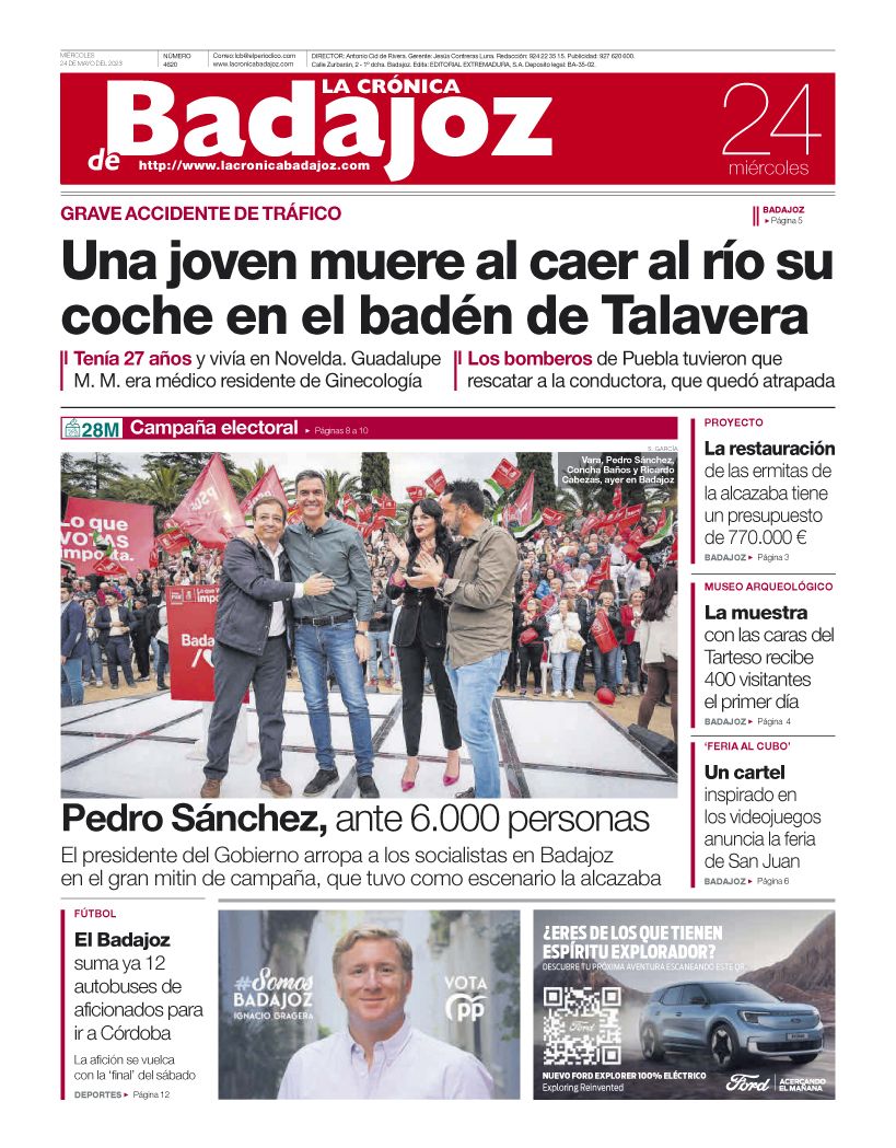 Consulta la portada correspondiente al día 24 de mayo de 2023 - El ...