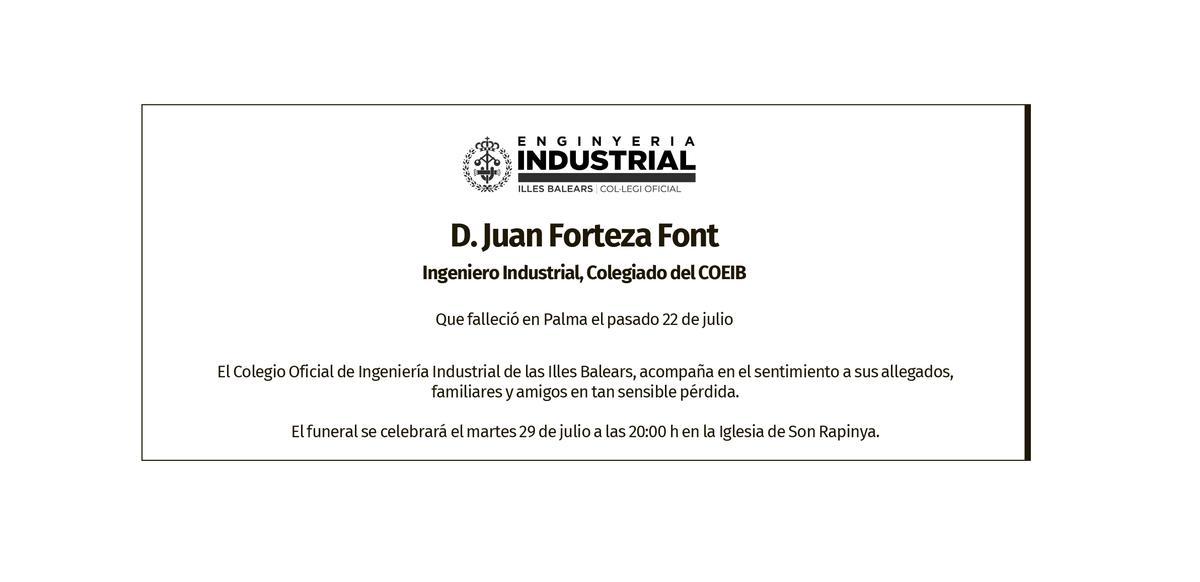 Juan Forteza Font
