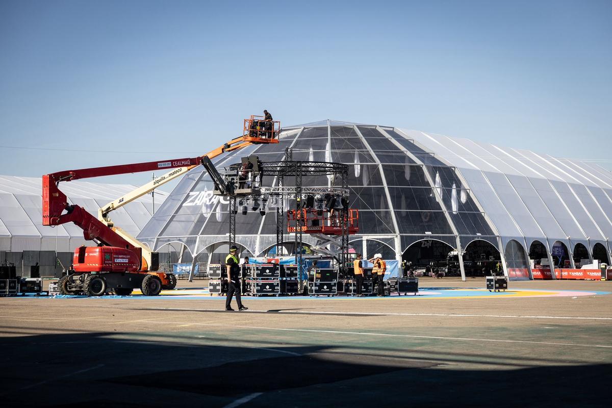 EN IMÁGENES | Todo listo en el Espacio Zity de Zaragoza para las ...
