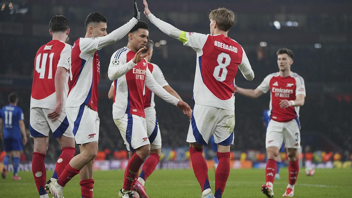 Resumen, goles y highlights del Arsenal 3-0 Dinamo Zagreb de la jornada 7 de la Champions League