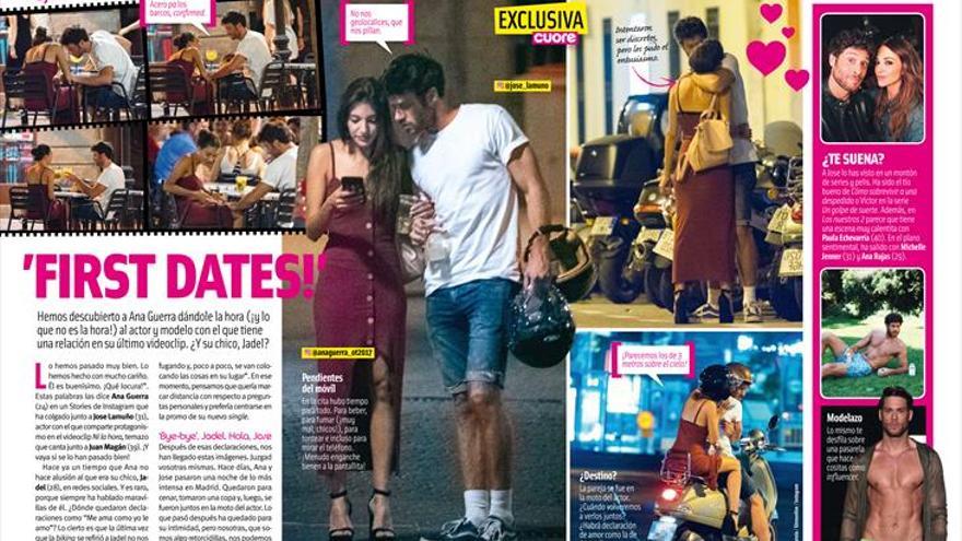 Ana Guerra sale con el actor José Lamuño