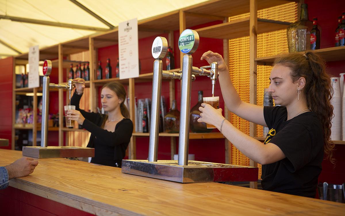 'Mercat de Mercats' degustación de comida en la plaza Catalunya