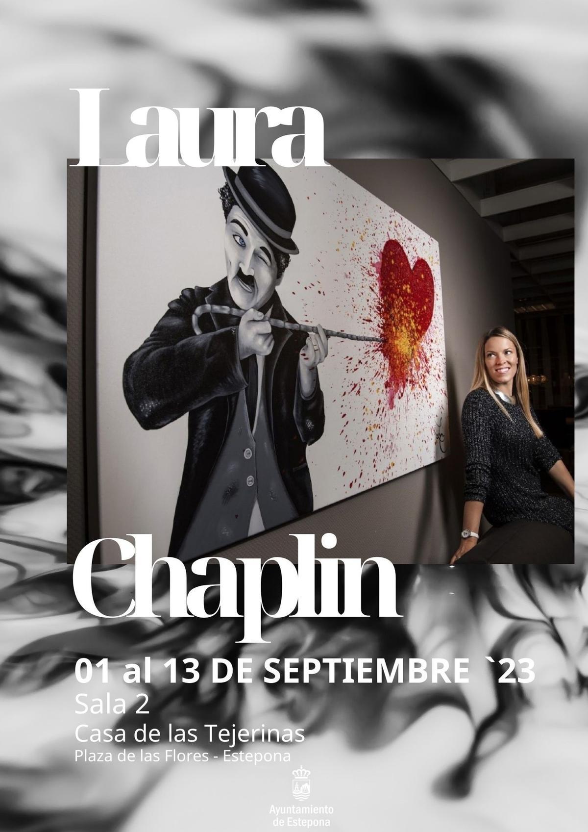 Laura Chaplin, nieta de Charles Chaplin, expone su obra pictórica en ...