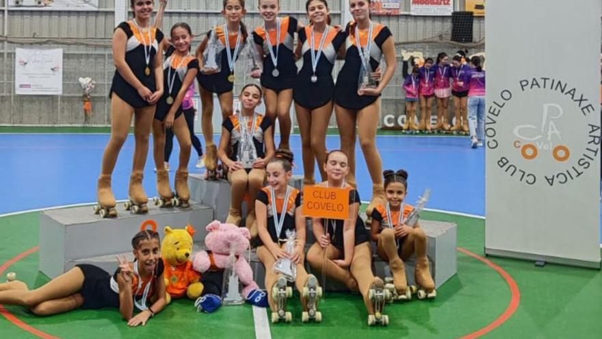 O Club Patinaxe Covelo triunfa unha vez máis