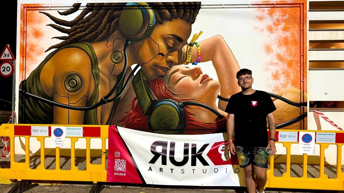 Arte urbano en Valencia: El artista valenciano Ruk entra en los diez mejores murales de arte ...