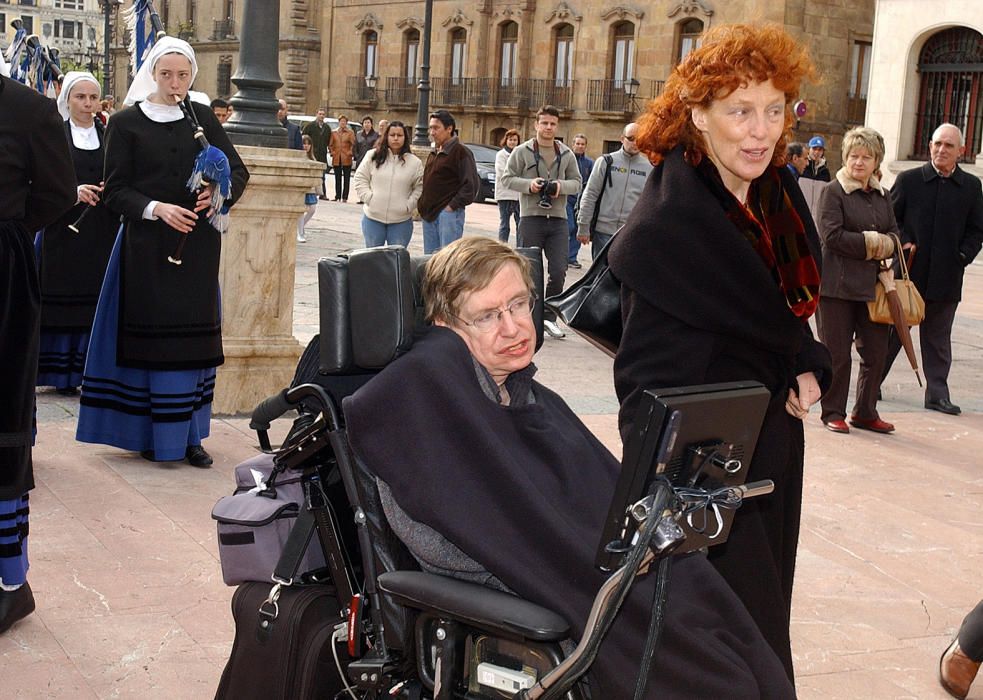 La visita de Stephen Hawking a Asturias en 2005 - La Nueva España