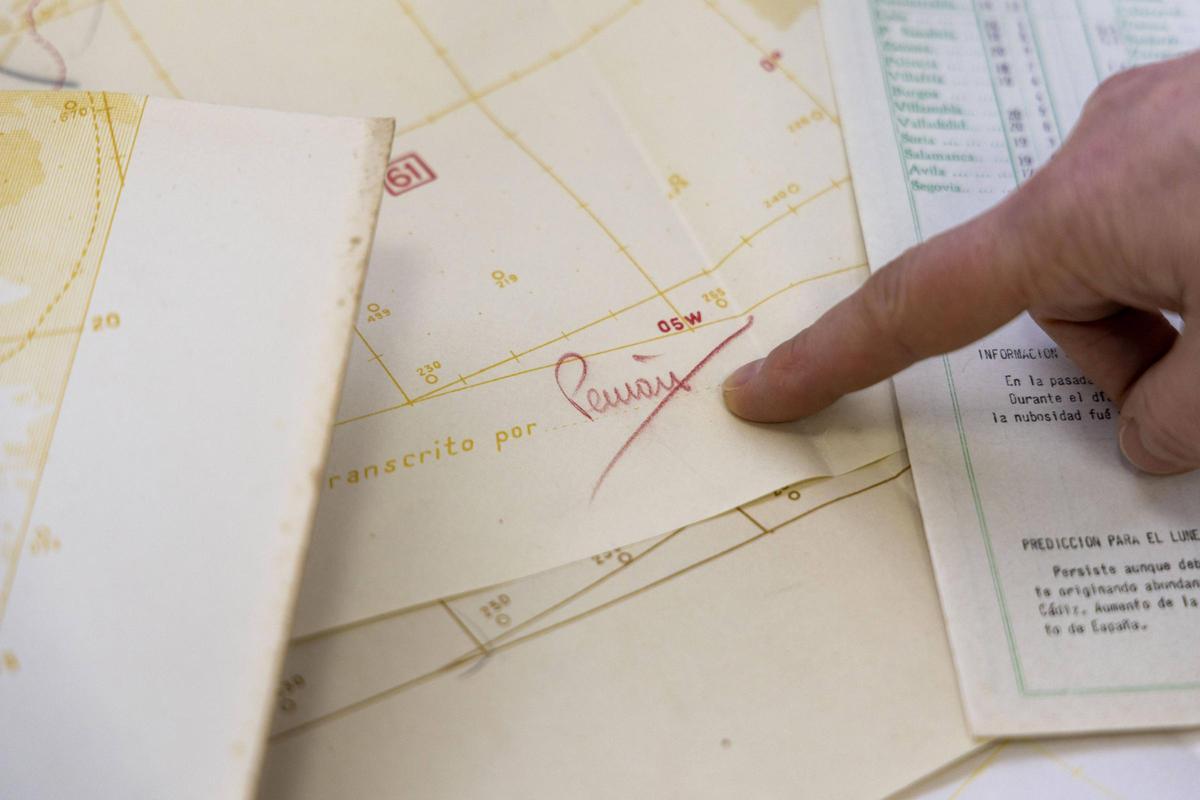 El mapa del tiempo, a papel y boli: los 10.000 archivos meteorológicos ...