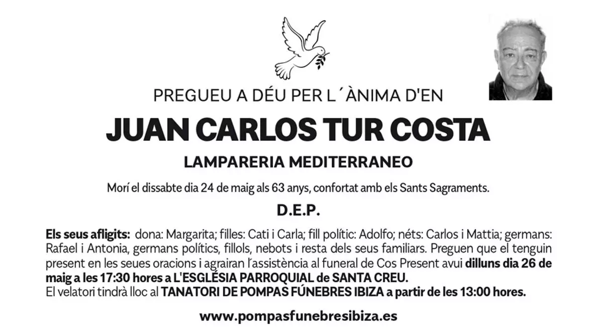 Esquelas y necrológicas de Ibiza - Diario de Ibiza