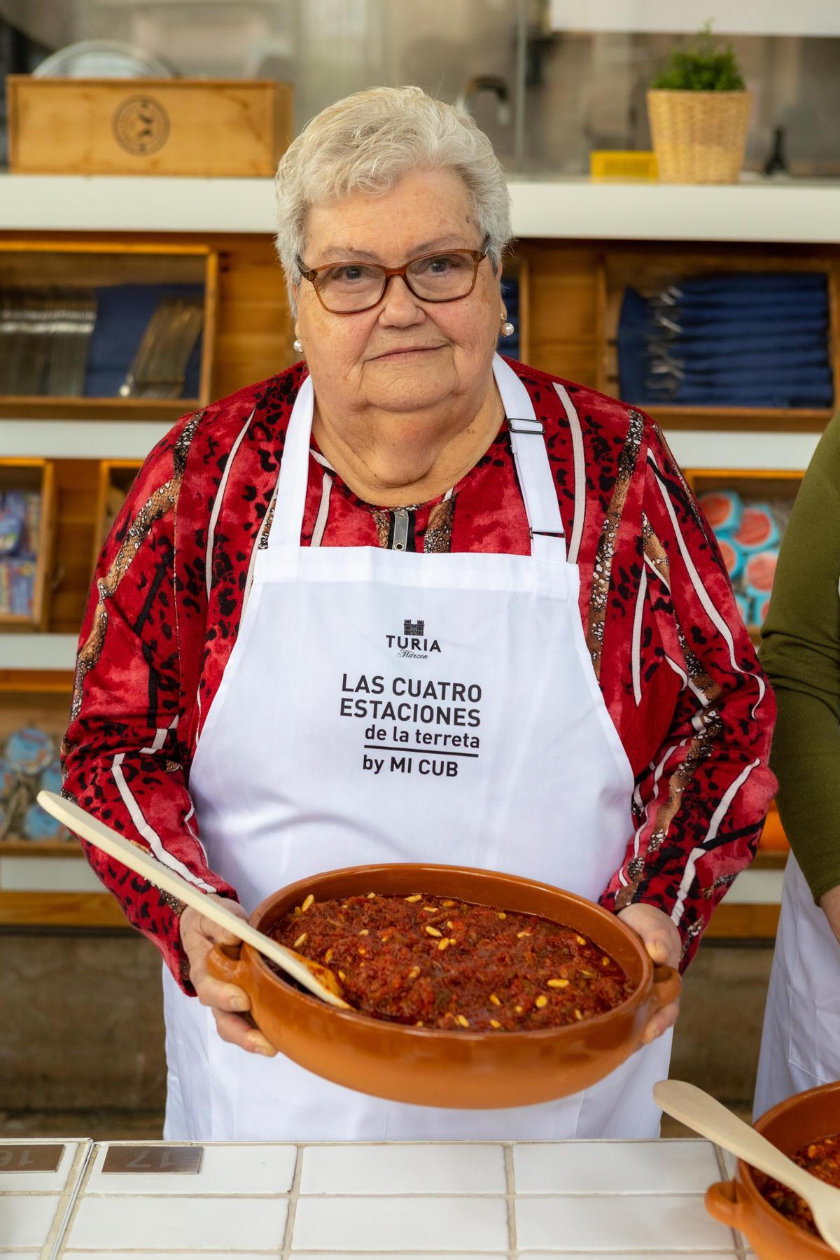 Carmen Lacomba prepara la mejor titaina de València