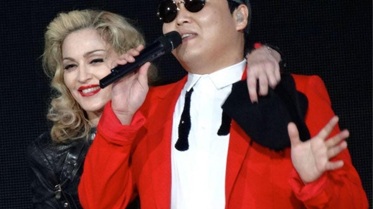 Madonna hace un dueto con PSY - Cuore