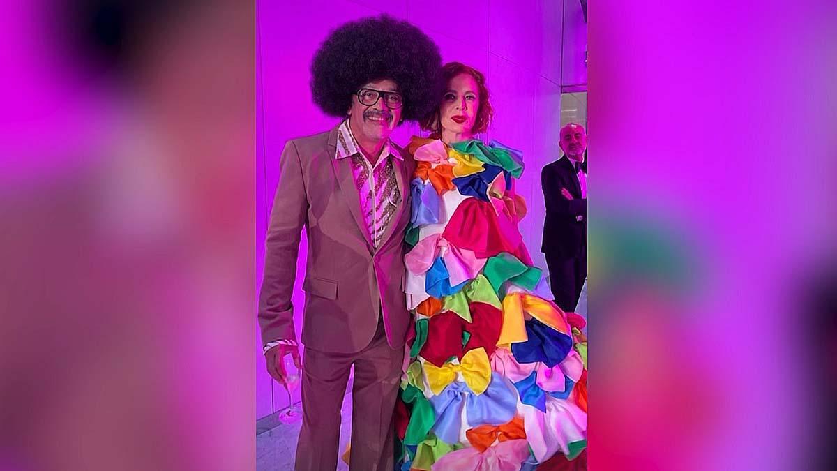 Ágatha Ruiz de la Prada sorprende con su look en El Baile de la Rosa