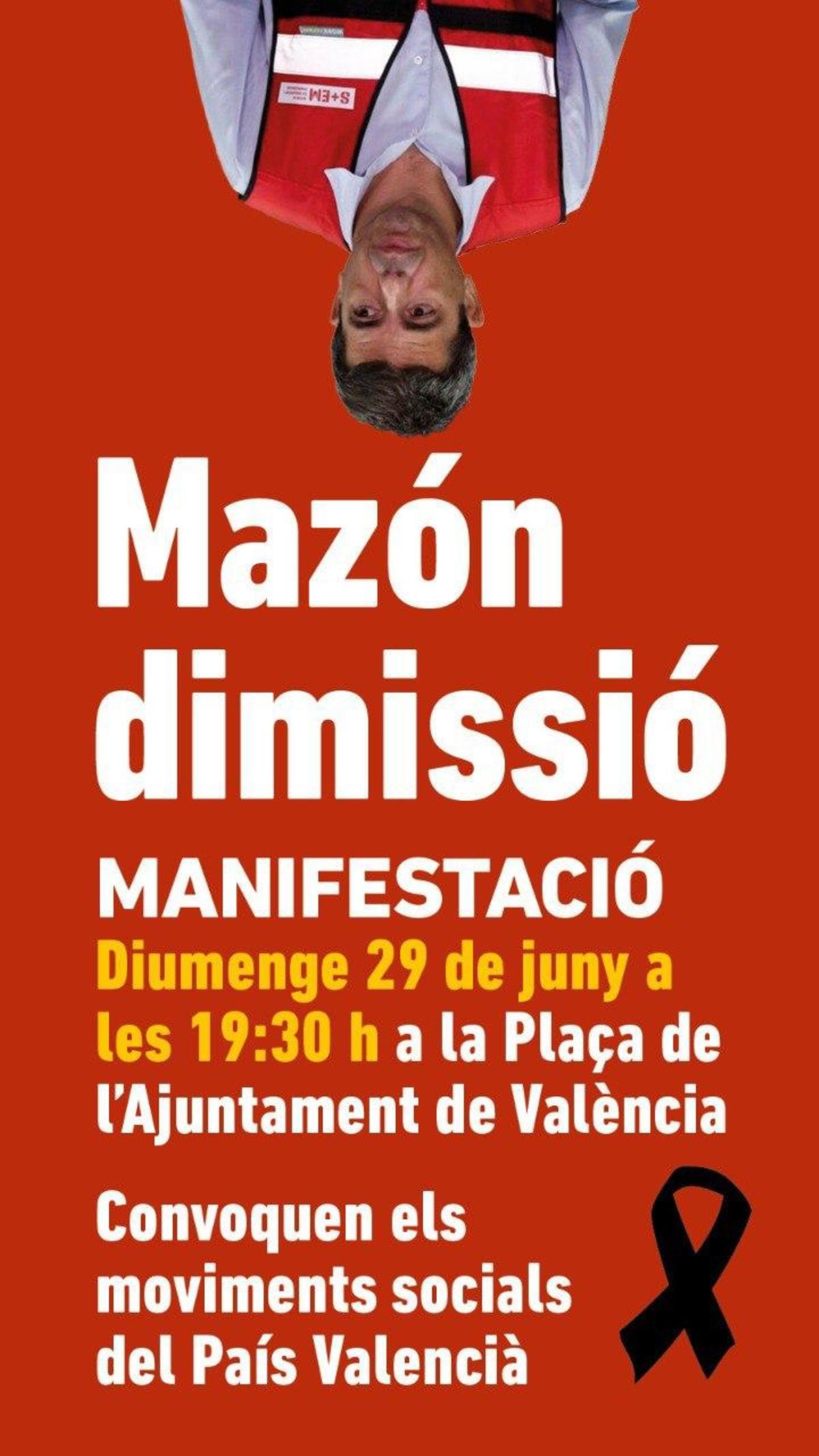Convoquen la novena manifestació contra Mazón el dia que es complixen 8 ...