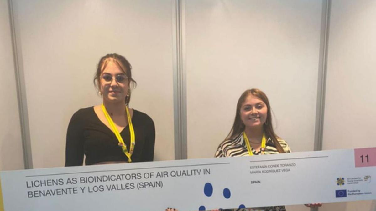 El proyecto de líquenes de Los Sauces, en el certamen europeo de investigadores