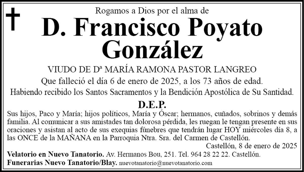 D. Francisco Poyato González
