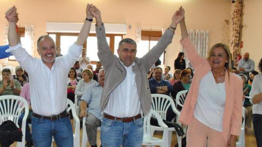 Táboas se presenta en Pazos de Borbén para acabar con la “parálise do PP”