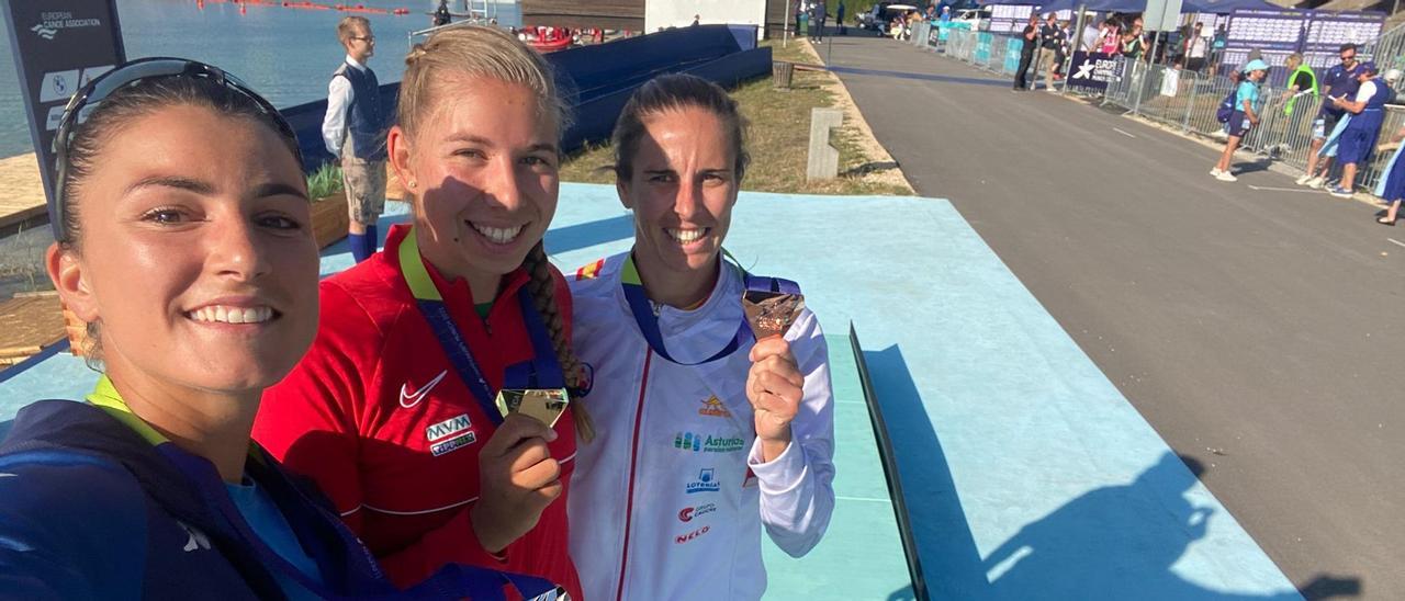 Eva Barrios se cuelga la medalla de bronce en los Europeos de Múnich de ...