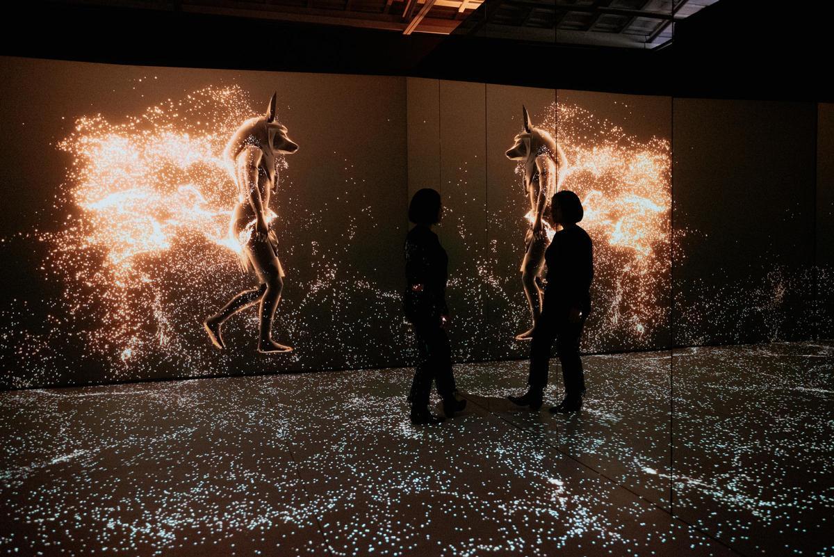 Exposición Tutankamon en Bombas Gens Centre d'Arts Digitals