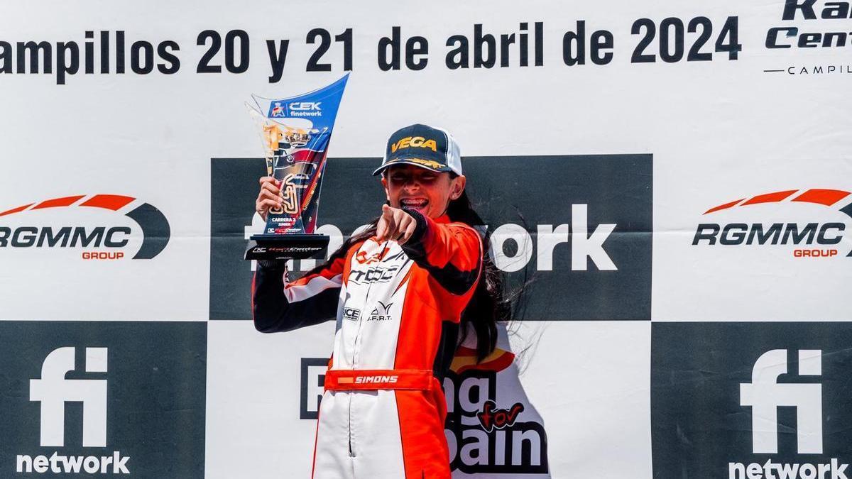 AUTOMOVILISMO | Angelina Simmons logra su primera victoria en el ...