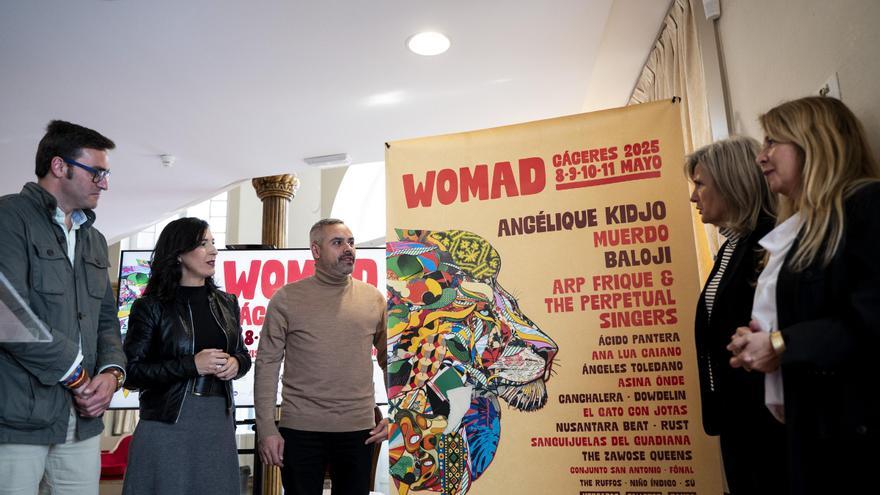 Presentación del cartel de Womad 2025 - El Periódico Extremadura