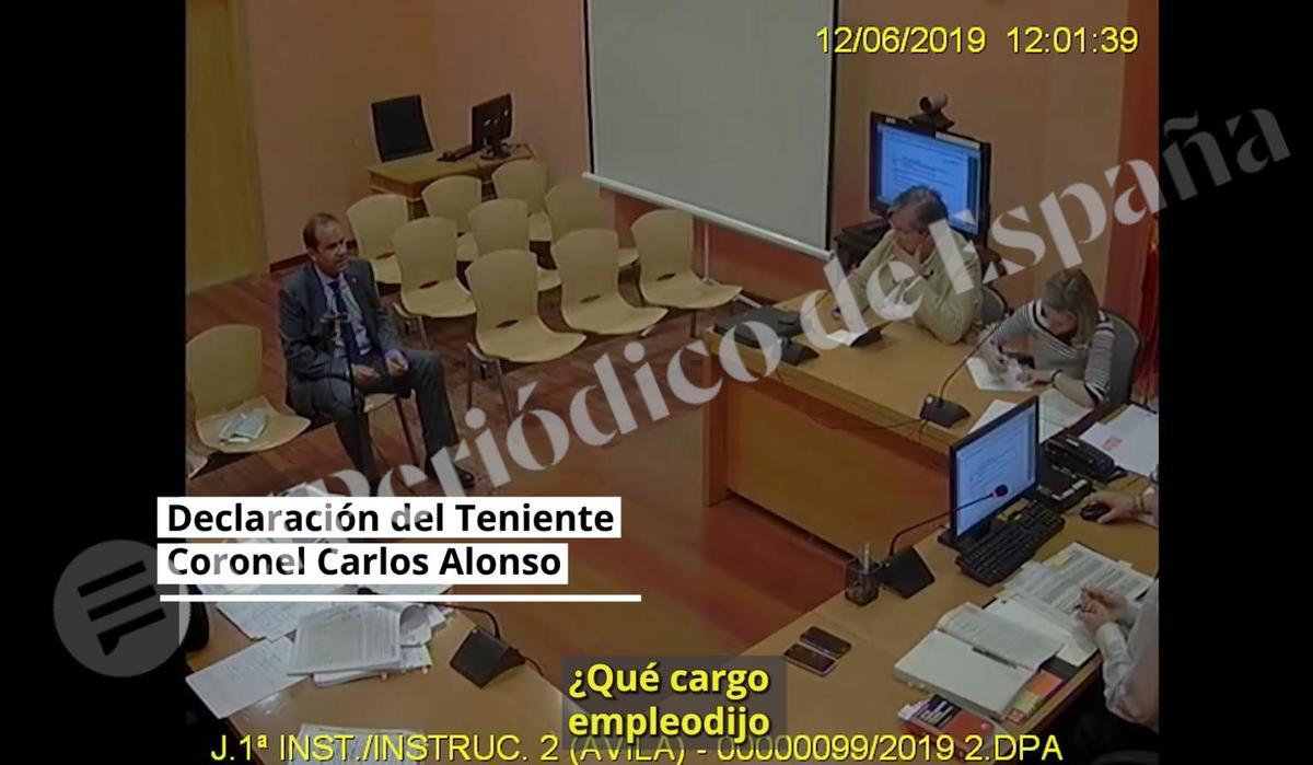 Declaración del Teniente Coronel Carlos Alonso en el caso Cuarteles.