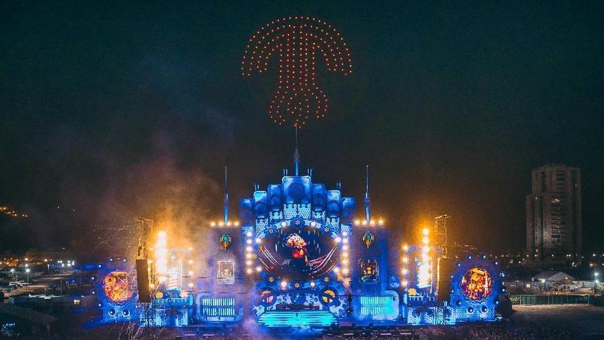 Medusa festival acoge un espectáculo de luz con 250 drones formando ...