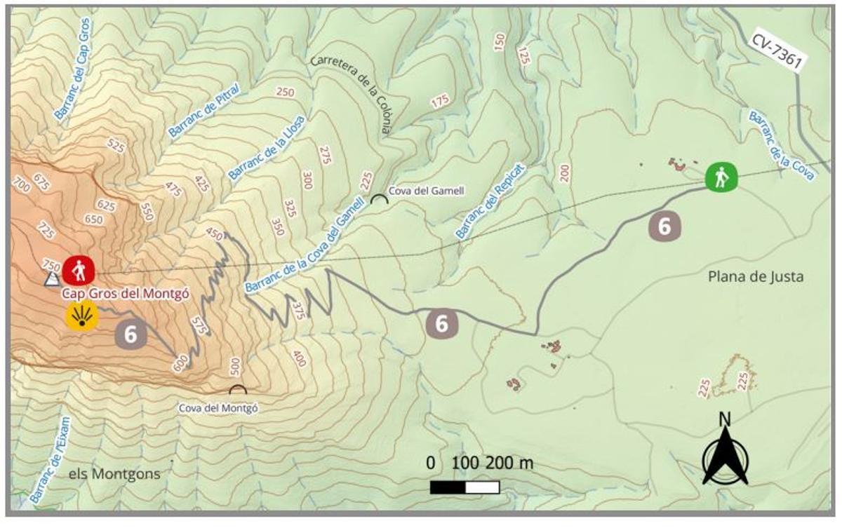 La ruta de senderismo más directa hasta la cima del Montgó: corta ...