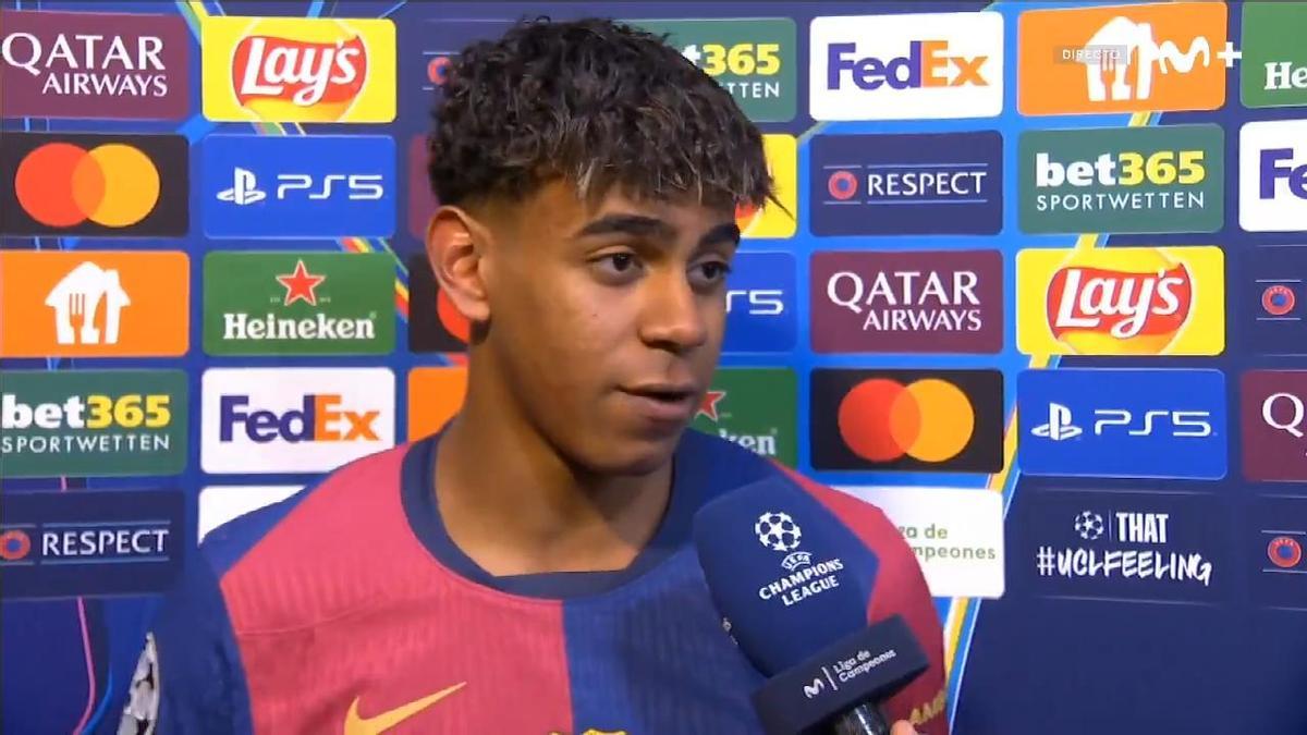 Lamine y su exterior: "Me sale solo"