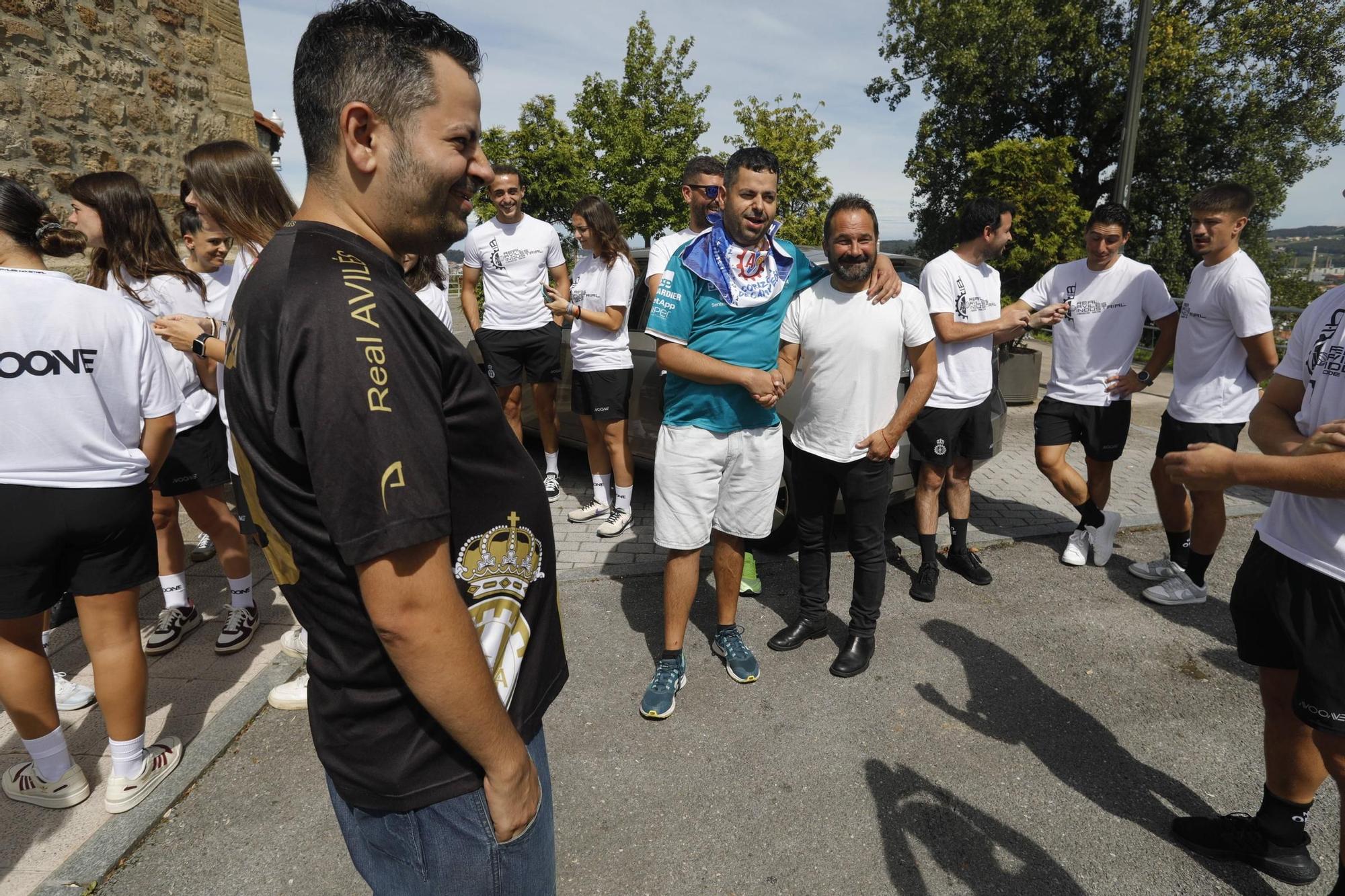 EN IMÁGENES: Así fue la ofrenda del Avilés a la Virgen de La Luz