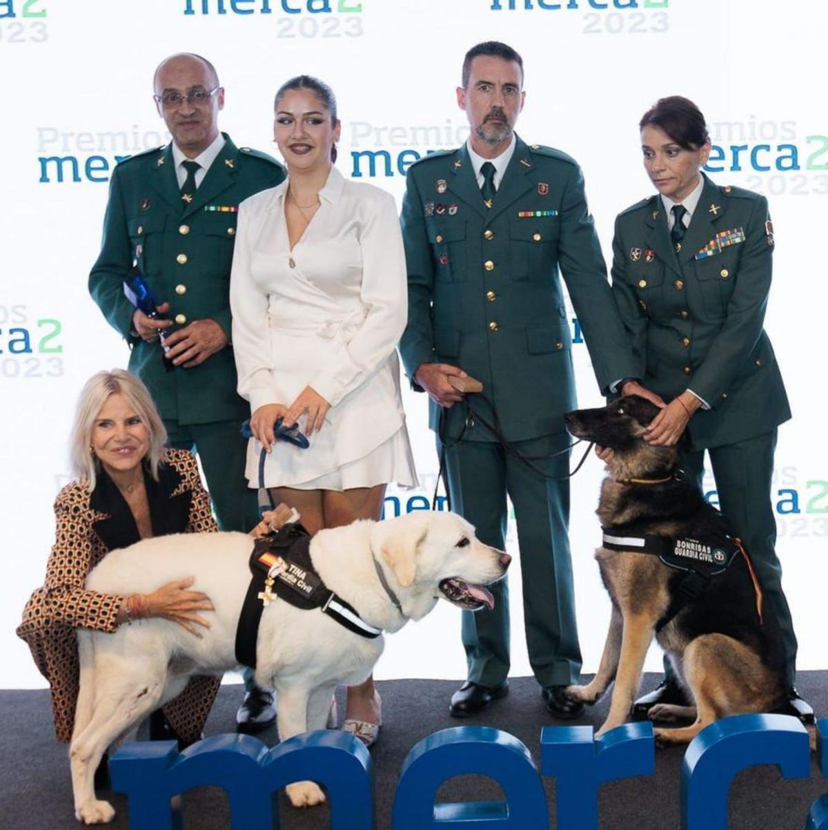 Medalla al Mérito para la perra "Tina" - La Nueva España