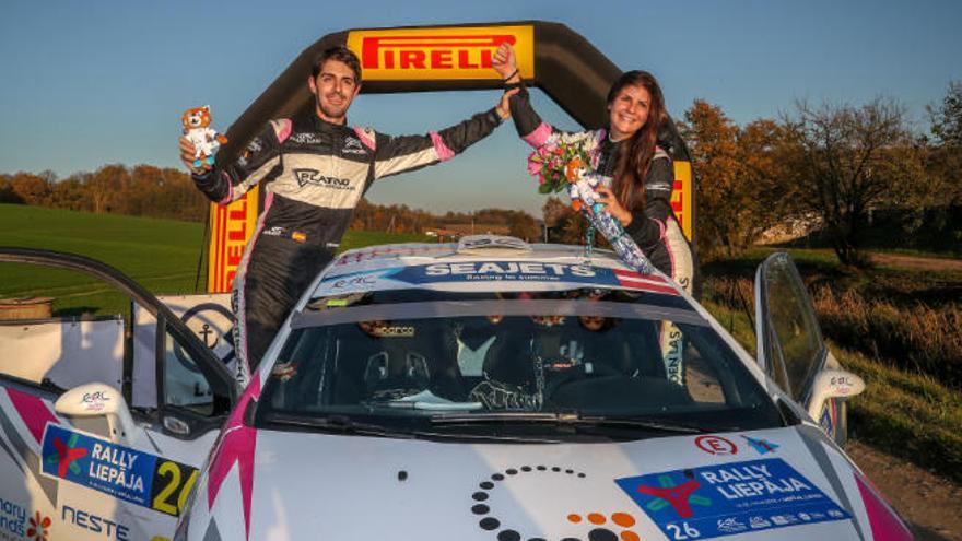 Emma Falcón, campeona de Europa de Rallies
