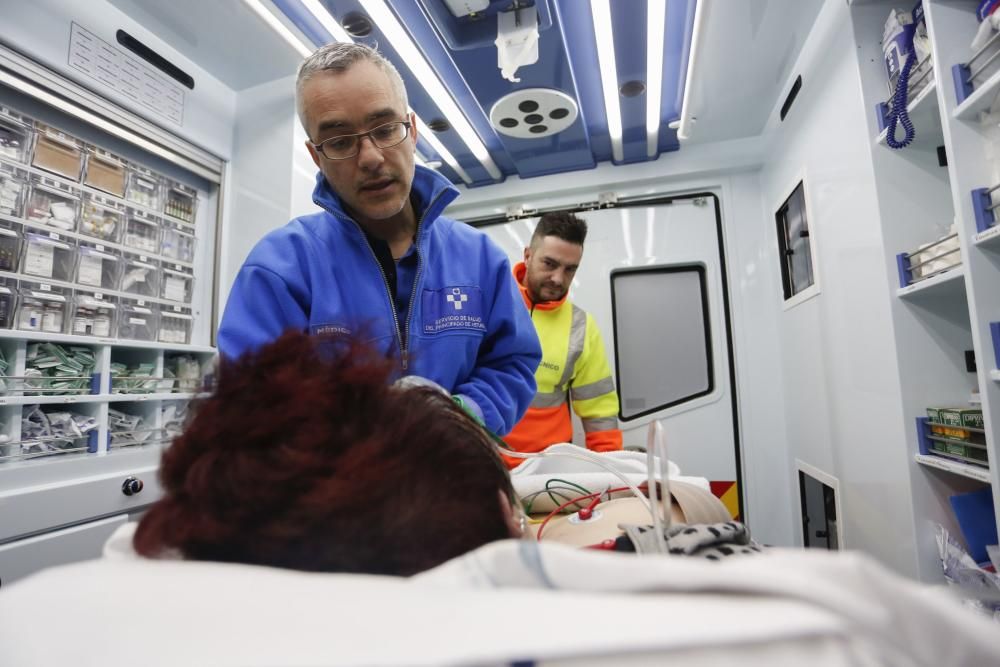 Así trabaja el SAMU del Hospital San Agustín de Avilés