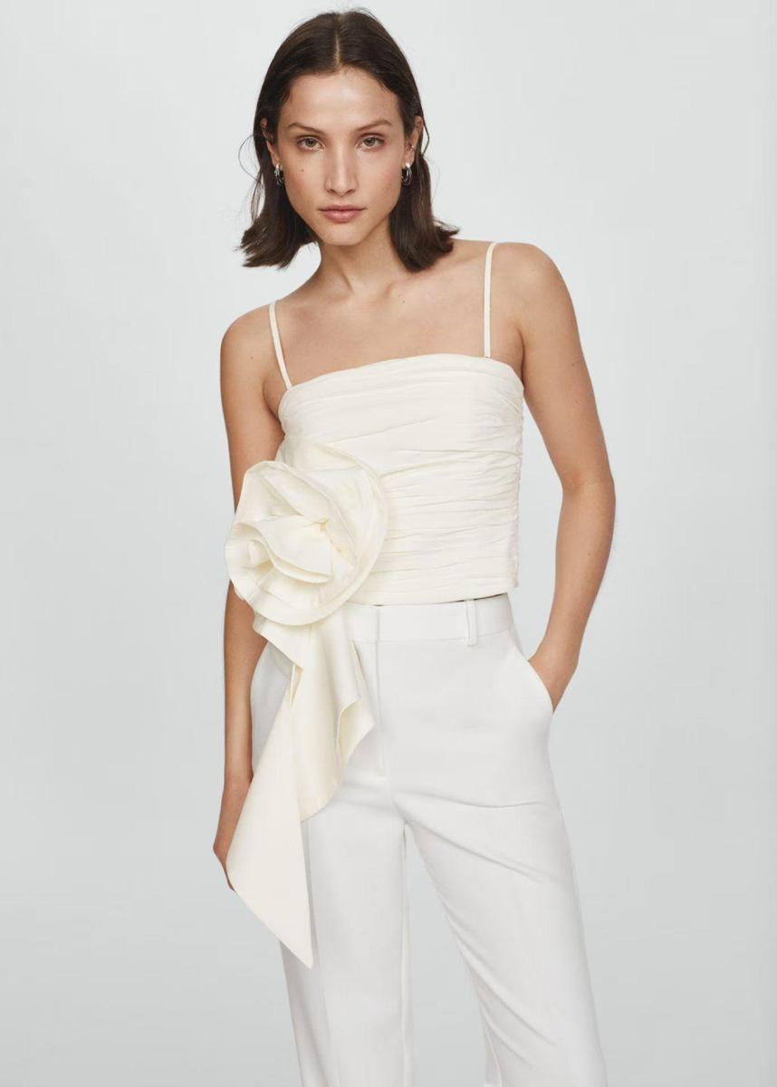 TOPS MANGO INVITADA | Resolverán todos tus eventos: así son los 7 tops ...