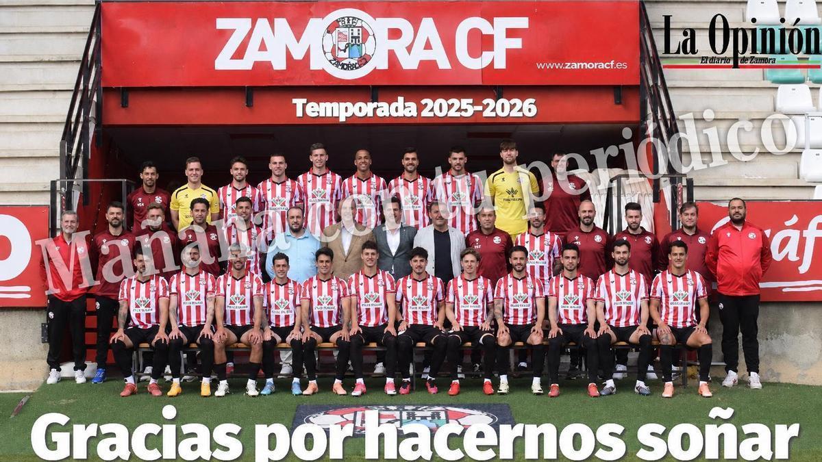 LA OPINIÓN-EL CORREO DE ZAMORA regala mañana el póster del Zamora CF