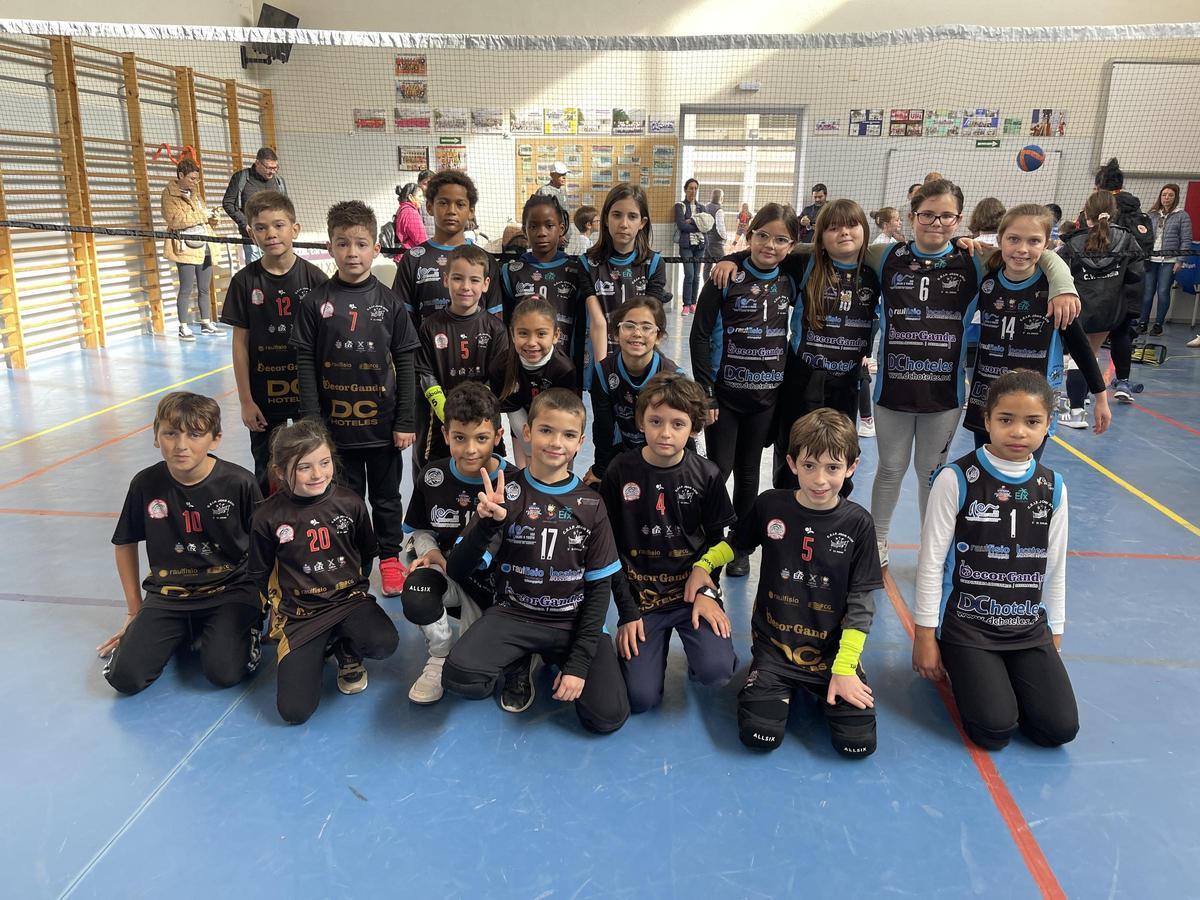 Segunda victoria de las infantiles del CV Arenas Gandia