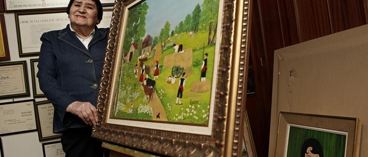 "Su pintura fue muy novedosa, ella era muy profesional y fue una ...