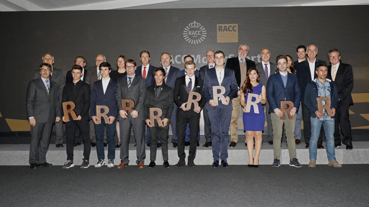 El RACC galardona a los mejores pilotos de 2017