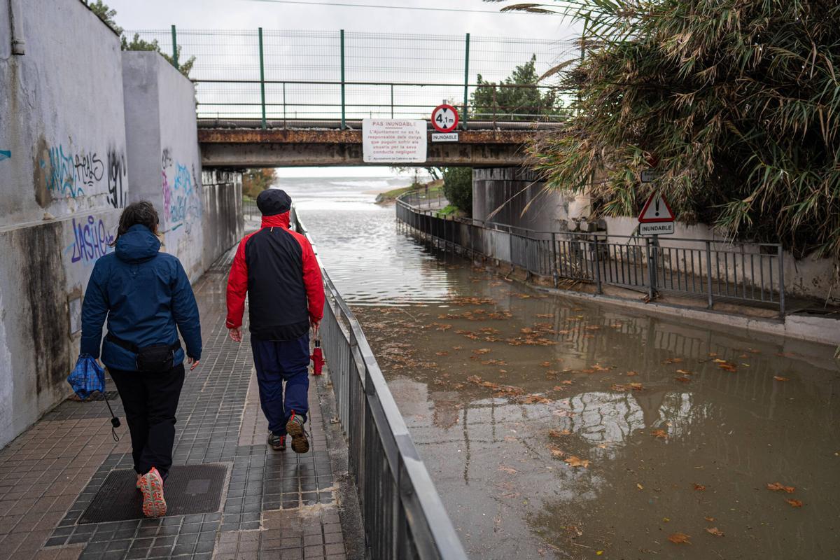 Afectaciones del temporal en el Maresme
